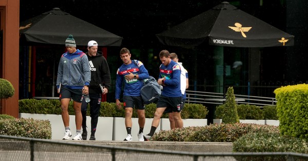 Pics: First look at McCullough in red and blue | Knights