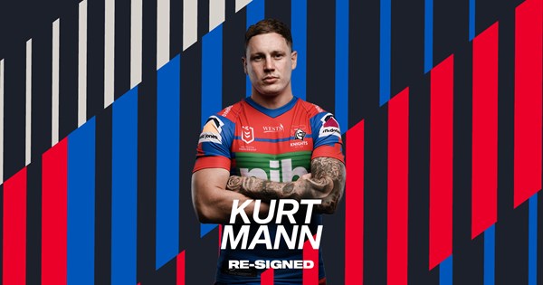 Kurt Mann re-signs with Knights | NRL.com