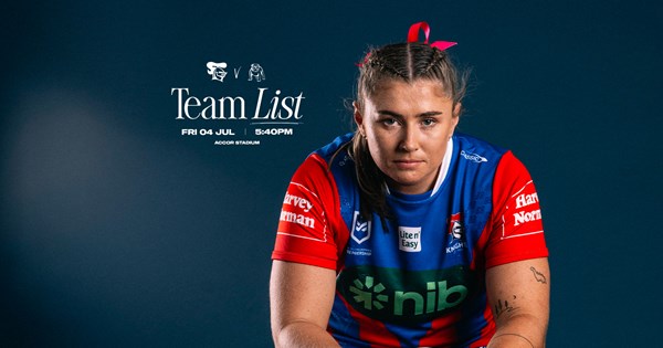 Round 1 NRLW team list | Knights