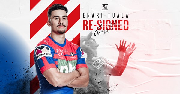 Enari Tuala re-signs with Newcastle Knights | Knights