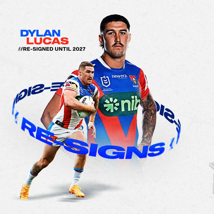 Official NRL profile of Dylan Lucas for Newcastle Knights | Knights