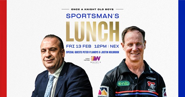 Lunch with Legends | Secure your seat now | Knights
