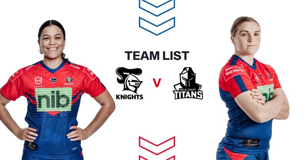 Titans v Knights Round 2 NRLW team list | Knights