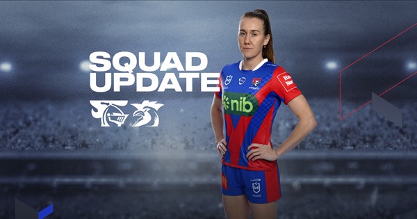 NRLW Squad Update: Knights v Roosters | Knights