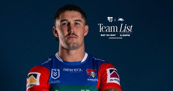 Round 12 NRL team list | Knights