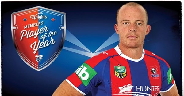 Beau Scott voted Members' Player of the Year | Knights